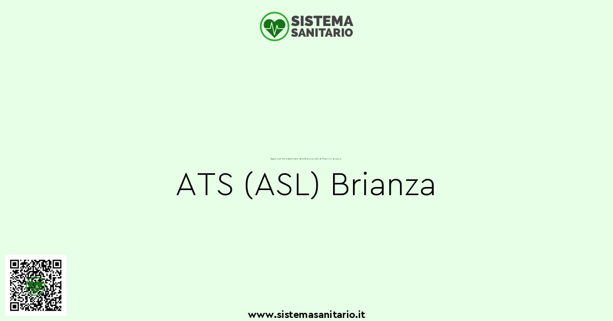 ATS (ASL) Brianza - SistemaSanitario.it