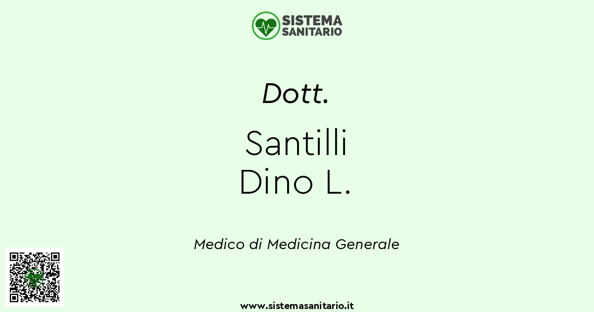 Dott. Santilli Dino L. Medico di Base a Pratola Peligna (AQ ...