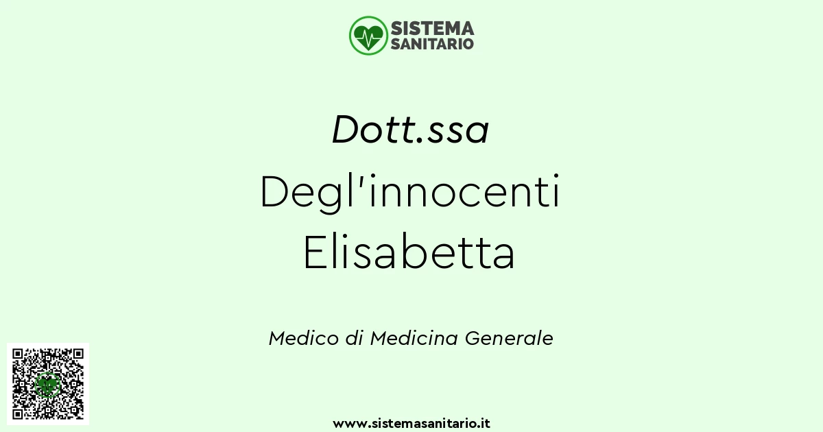 Dott.ssa Degl'innocenti Elisabetta Medico di Base a Bagno a Ripoli (FI ...
