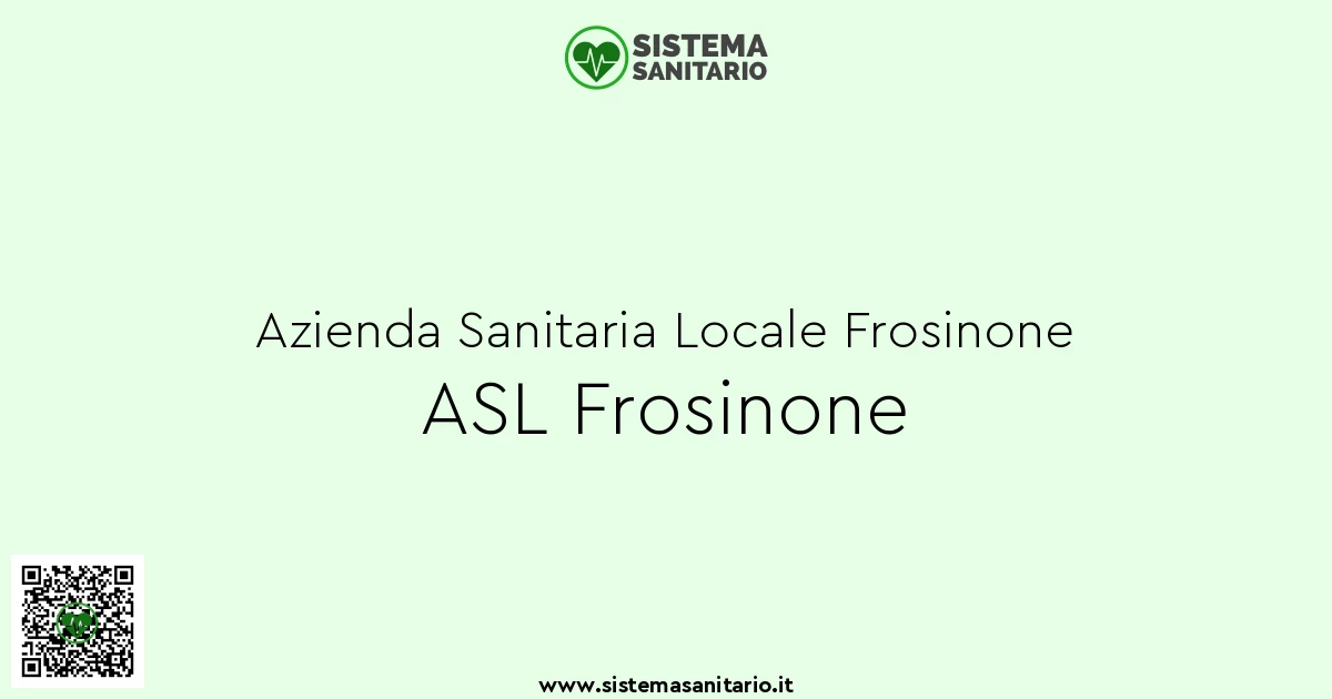 ASL Frosinone - SistemaSanitario.it