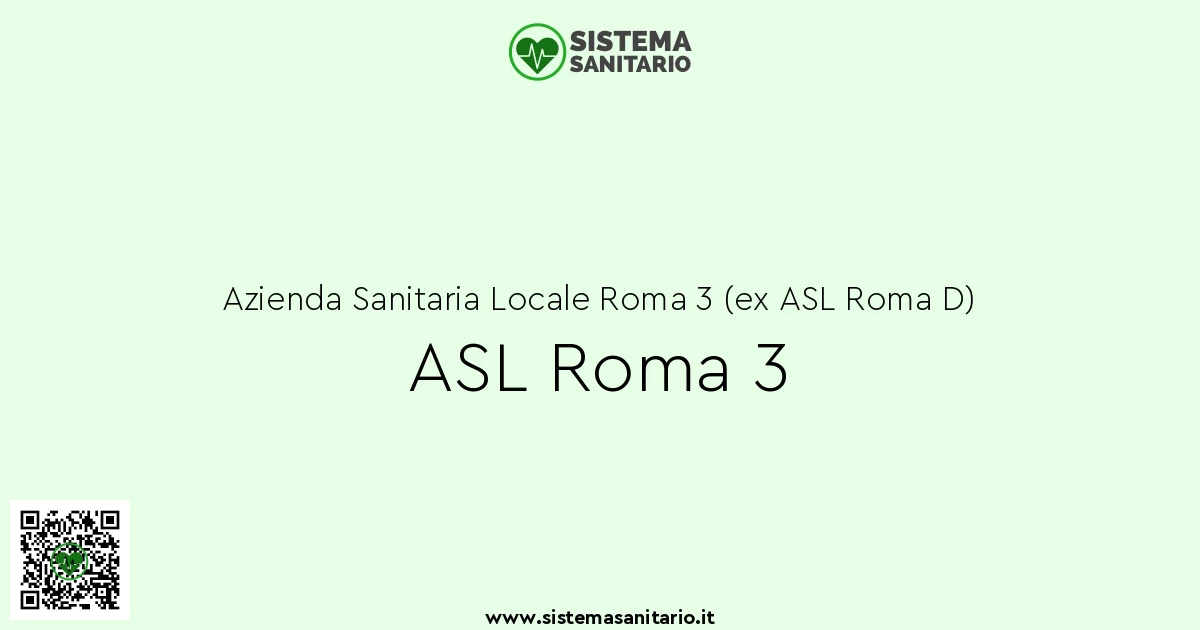 ASL Roma 3 - SistemaSanitario.it