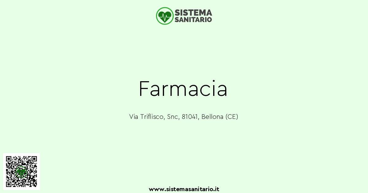 Farmacia a Bellona (CE) - SistemaSanitario.it