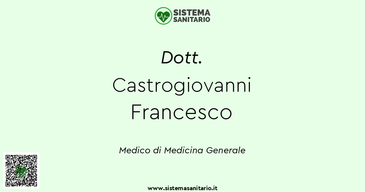 Dott. Castrogiovanni Francesco Medico di Base a Conegliano (TV ...