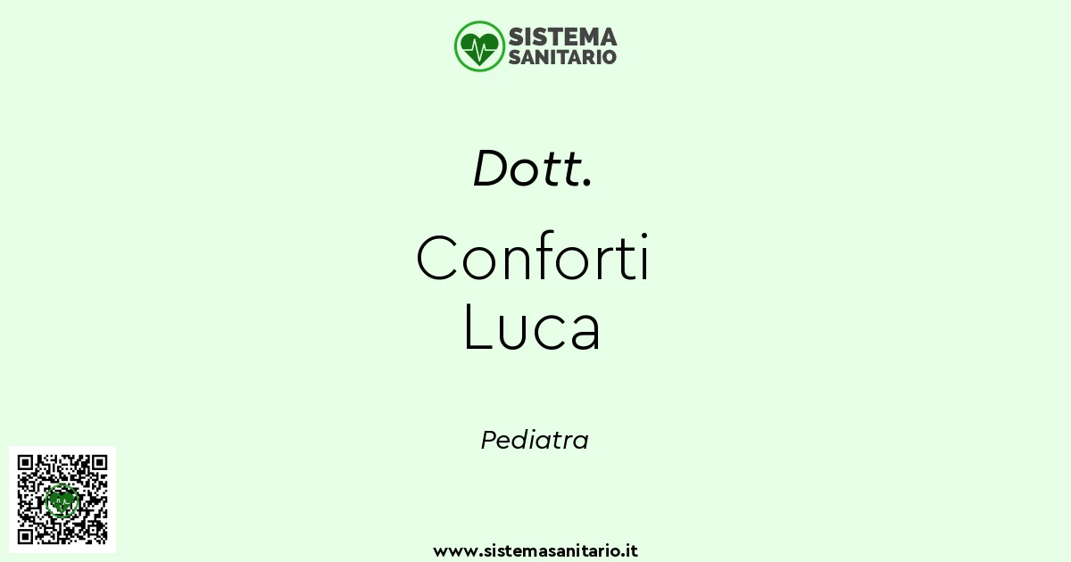 Dott. Conforti Luca Pediatra a Gorgonzola (MI) - SistemaSanitario.it