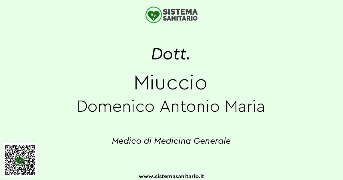 Dott. Miuccio Domenico Antonio Maria Medico di Base a Calatabiano (CT ...