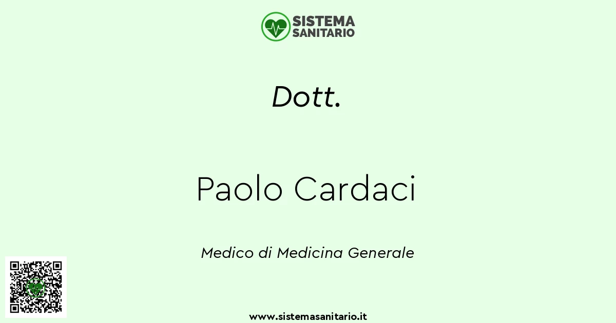 Dott. Paolo Cardaci Medico di Base a Mantova (MN) - SistemaSanitario.it