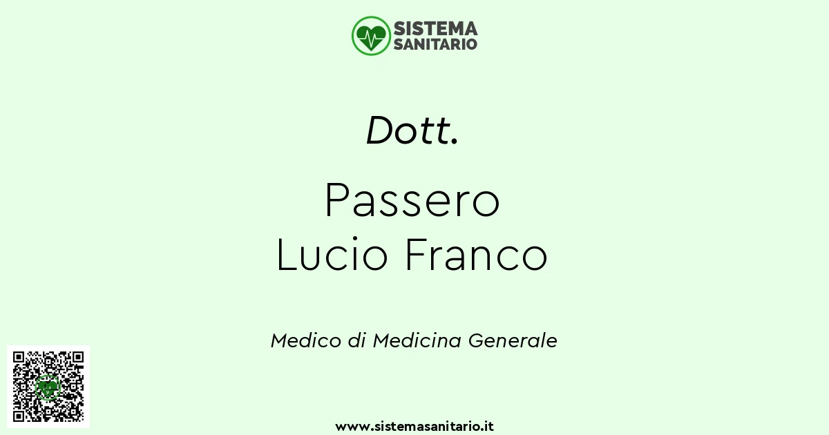 Dott. Passero Lucio Franco Medico di Base a Erchie (BR ...