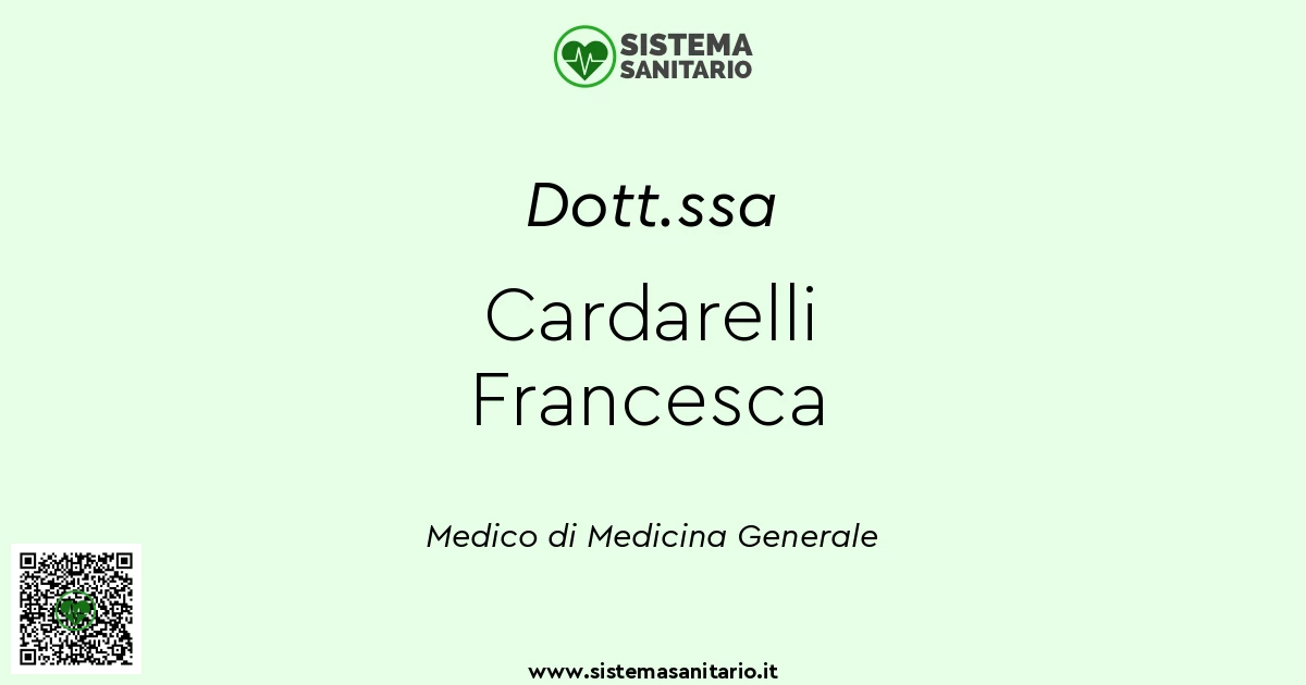 Dott.ssa Cardarelli Francesca Medico di Base a Monteprandone (AP ...