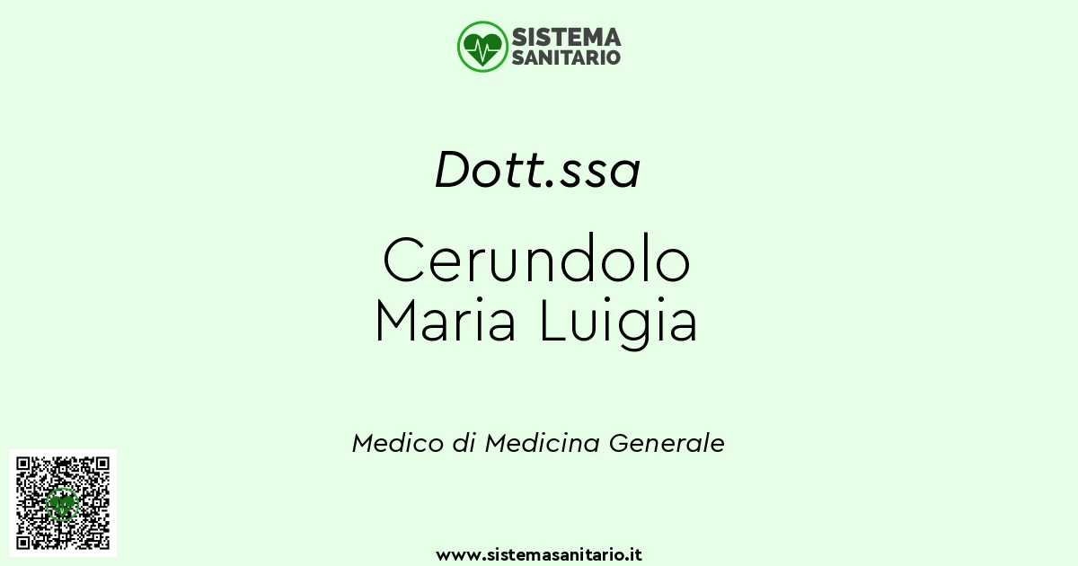 Dott.ssa Cerundolo Maria Luigia Medico di Base a Bari (BA ...
