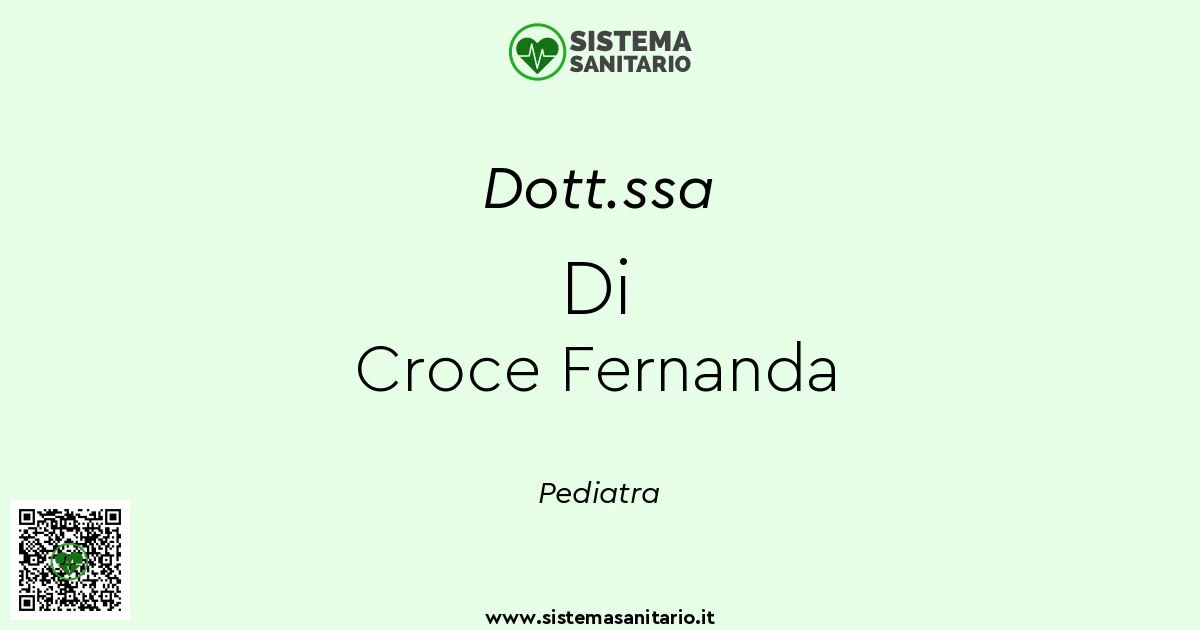Dott.ssa Di Croce Fernanda Pediatra a Sant'Egidio alla Vibrata (TE ...