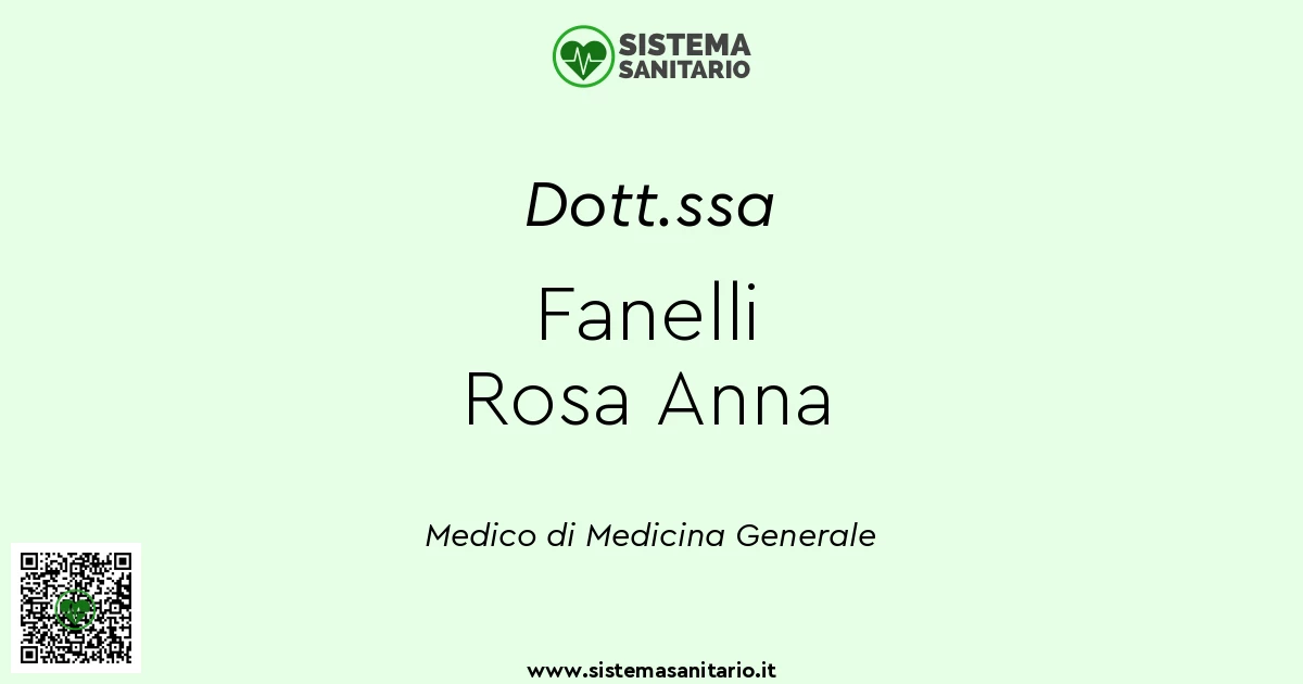 Dott.ssa Fanelli Rosa Anna Medico di Base a Grumo Appula (BA ...