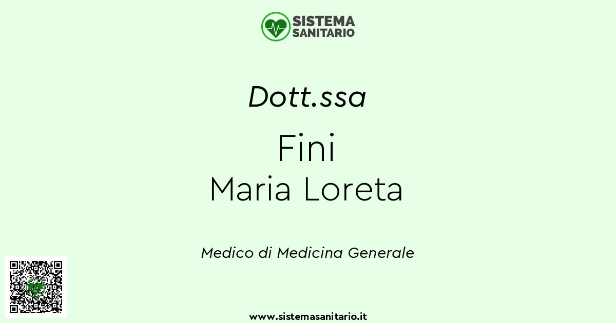 Dott.ssa Fini Maria Loreta Medico di Base a San Giovanni Rotondo (FG ...