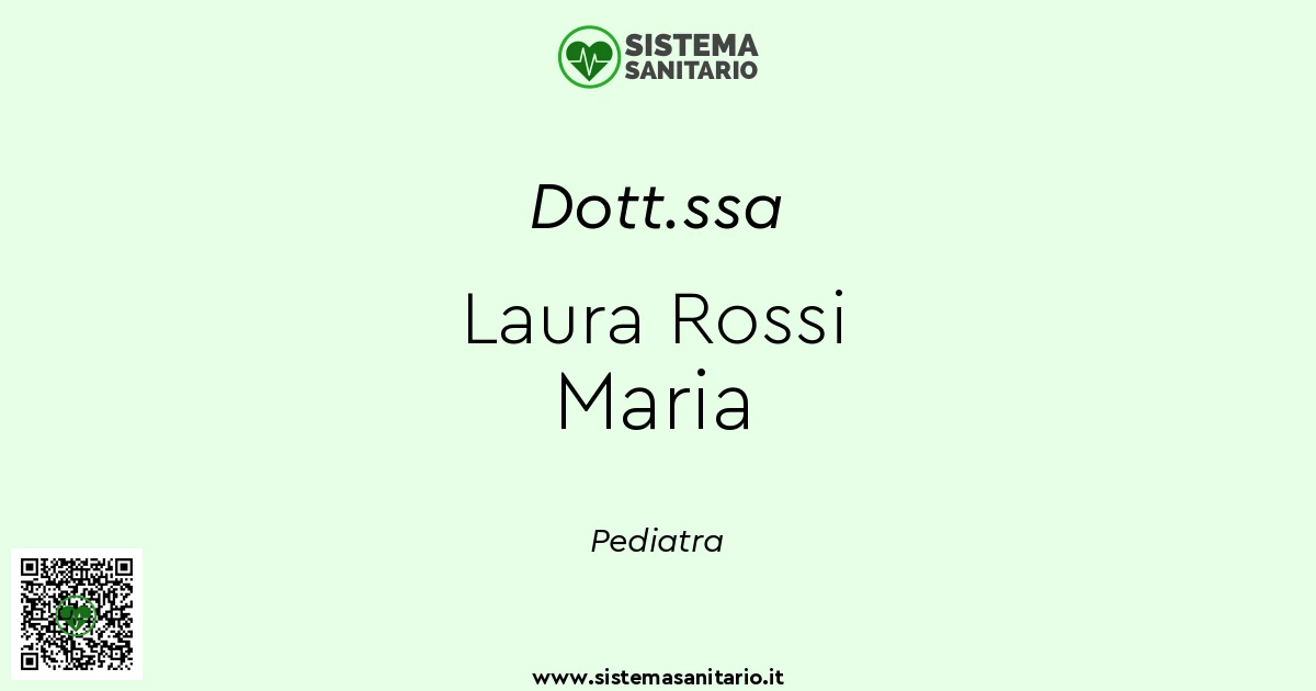 Dott.ssa Laura Rossi Maria Pediatra a Porto Viro (RO) - SistemaSanitario.it
