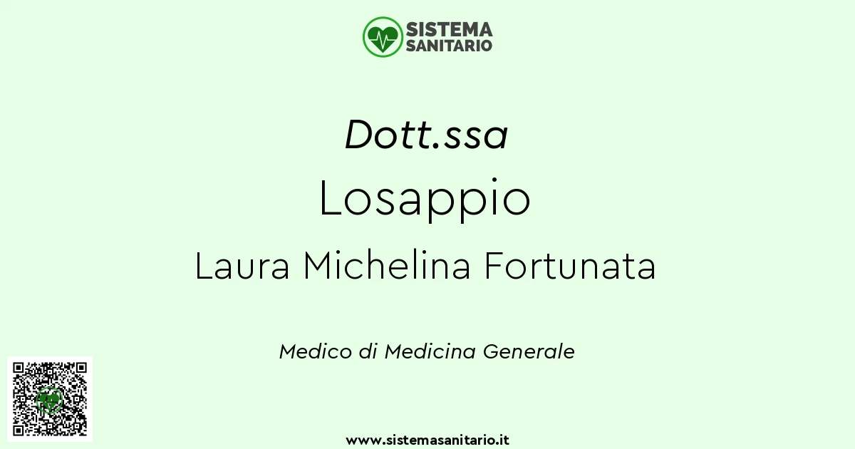 Dott.ssa Losappio Laura Michelina Fortunata Medico di Base a Barletta ...