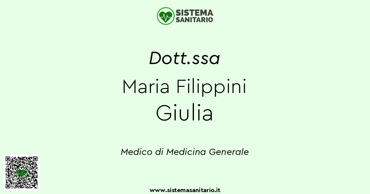 Dott.ssa Maria Filippini Giulia Medico di Base a Bovolone (VR ...