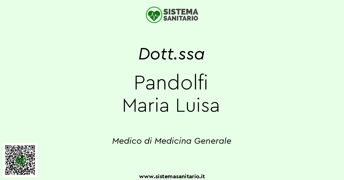 Dott.ssa Pandolfi Maria Luisa Medico di Base a Roma (RM ...