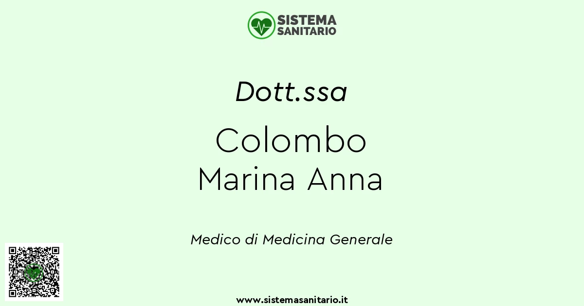 Dott.ssa Colombo Marina Anna Medico di Base a Legnano (MI ...