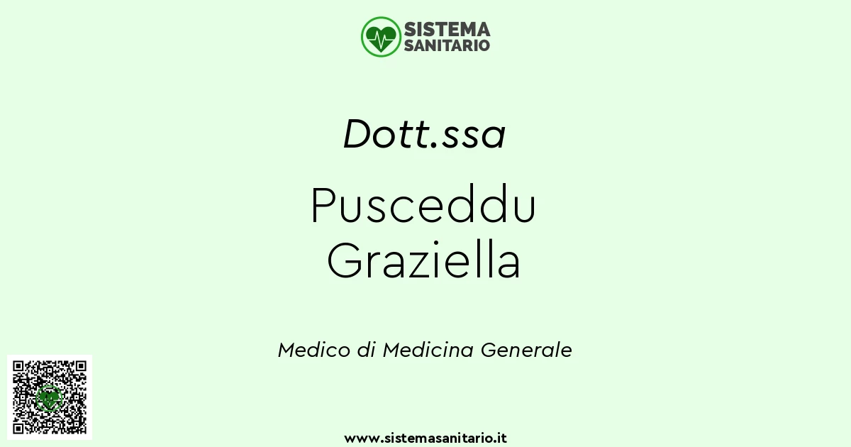 Dott.ssa Pusceddu Graziella Medico di Base a Gonnosfanadiga (SU ...