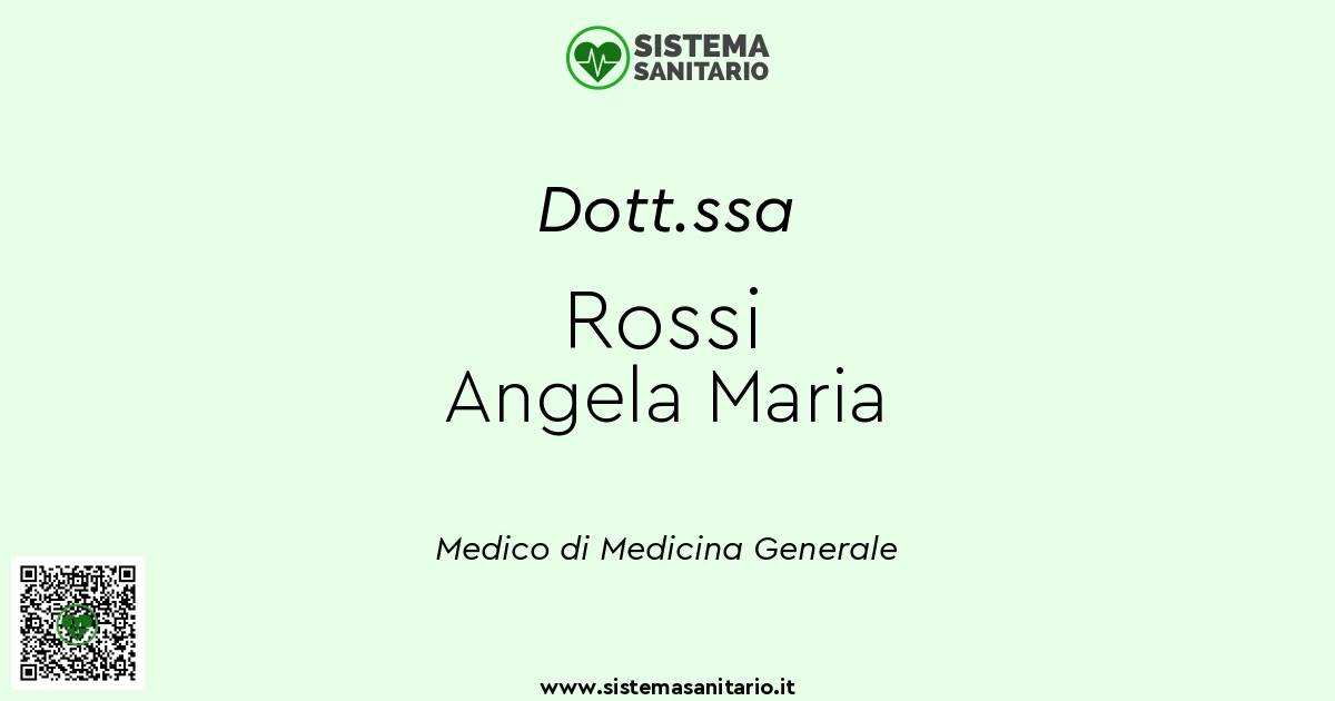 Dott.ssa Rossi Angela Maria Medico di Base a Acqualagna (PU ...